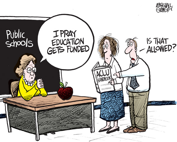 CARTOON: School Prayer | Marshall Ramsey